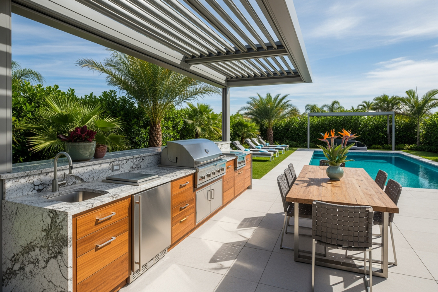 Outdoor kitchen pool design: 5 Ultimate Ideas
